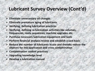 199544021-How-to-conduct-Lubrication-Audit.ppt