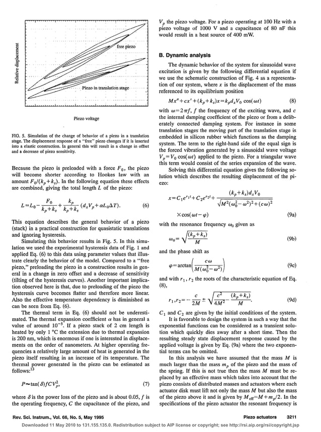 1995 analysis of piezo actuators in translation constructions | PDF