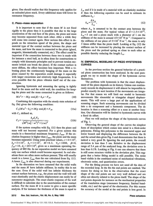 1995 analysis of piezo actuators in translation constructions | PDF