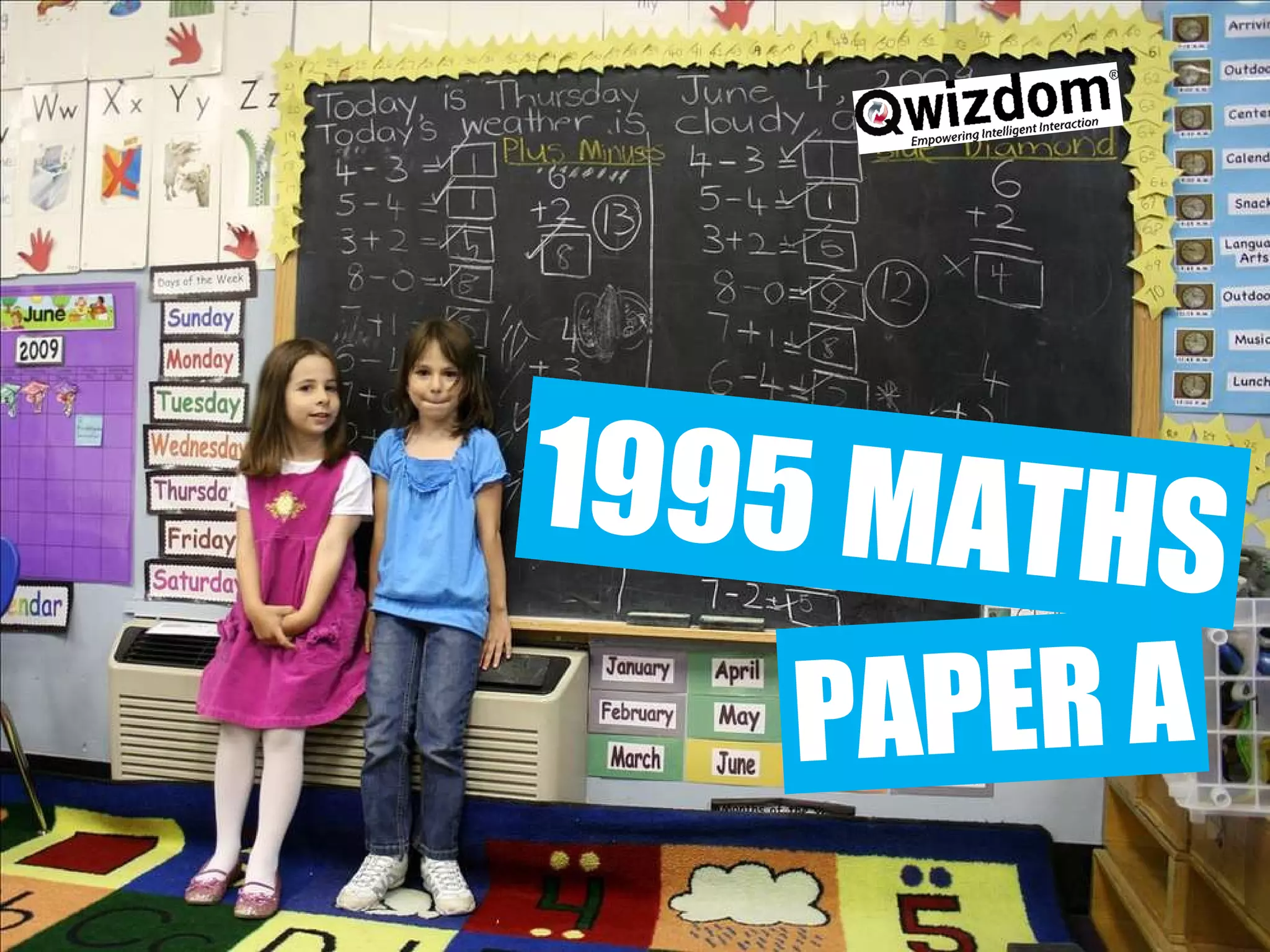 Interactive Voting - 1995 mathematics paper a | PPT