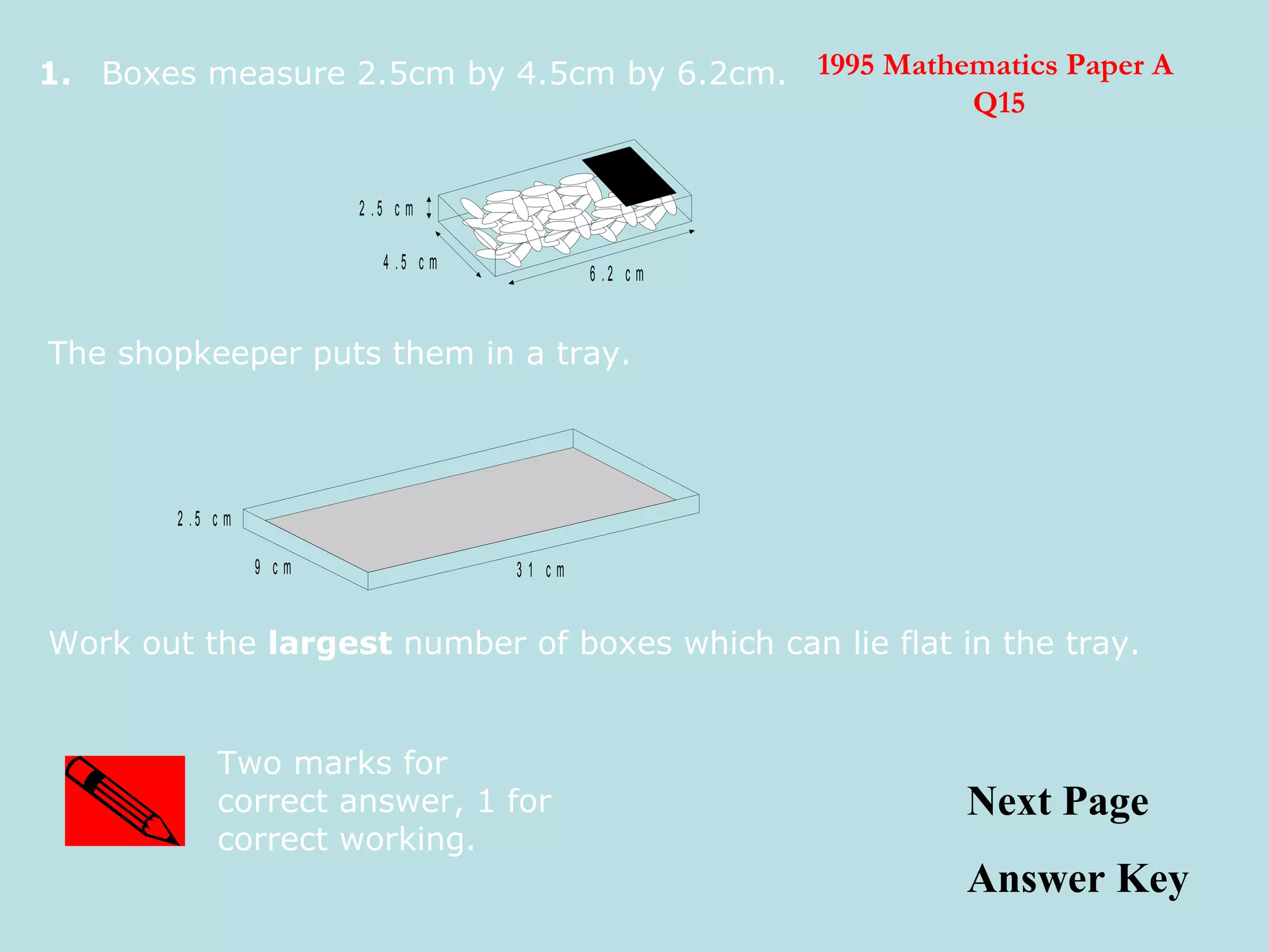 Interactive Voting - 1995 mathematics paper a | PPT
