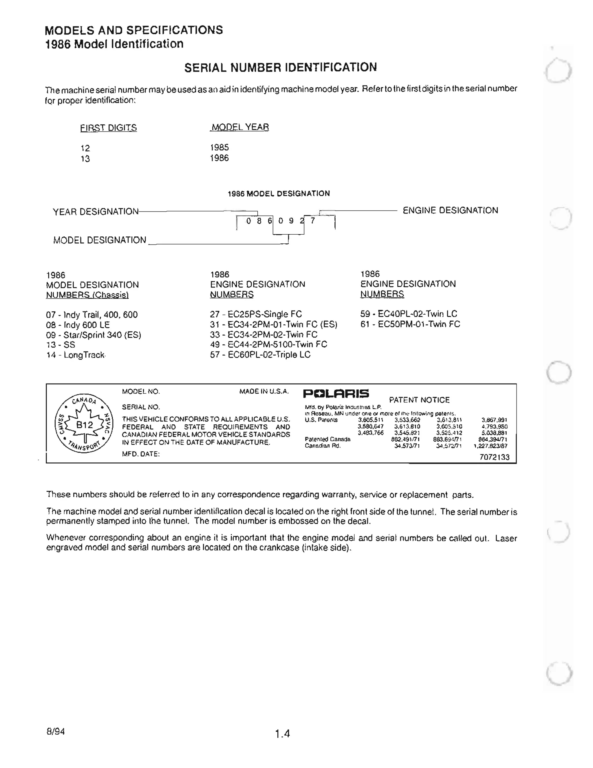 1995 polaris star lite snowmobile service repair manual | PDF