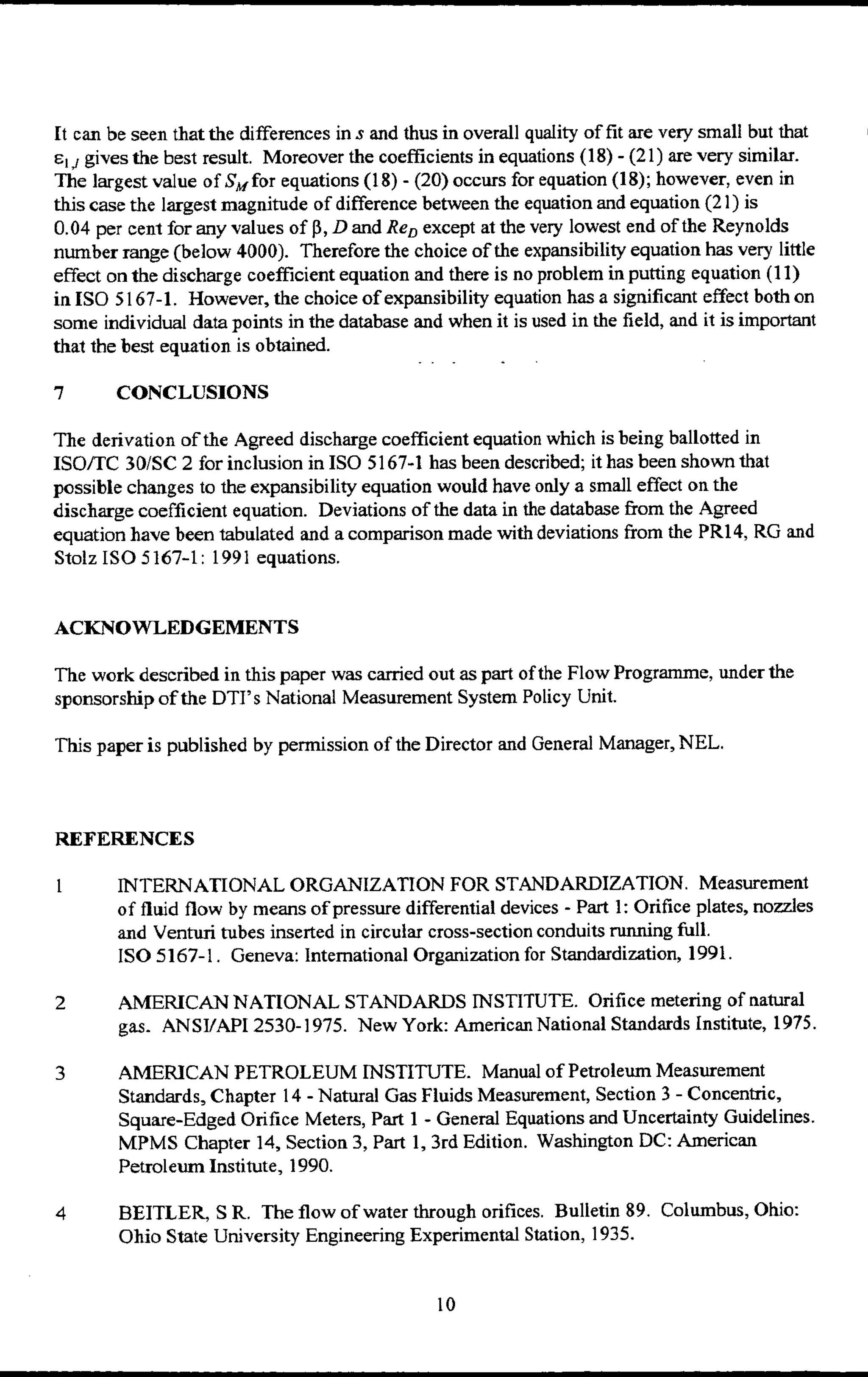 1996-24-The-Orifice-Plate-Discharge-Coefficient-Equation-Reader-Harris ...