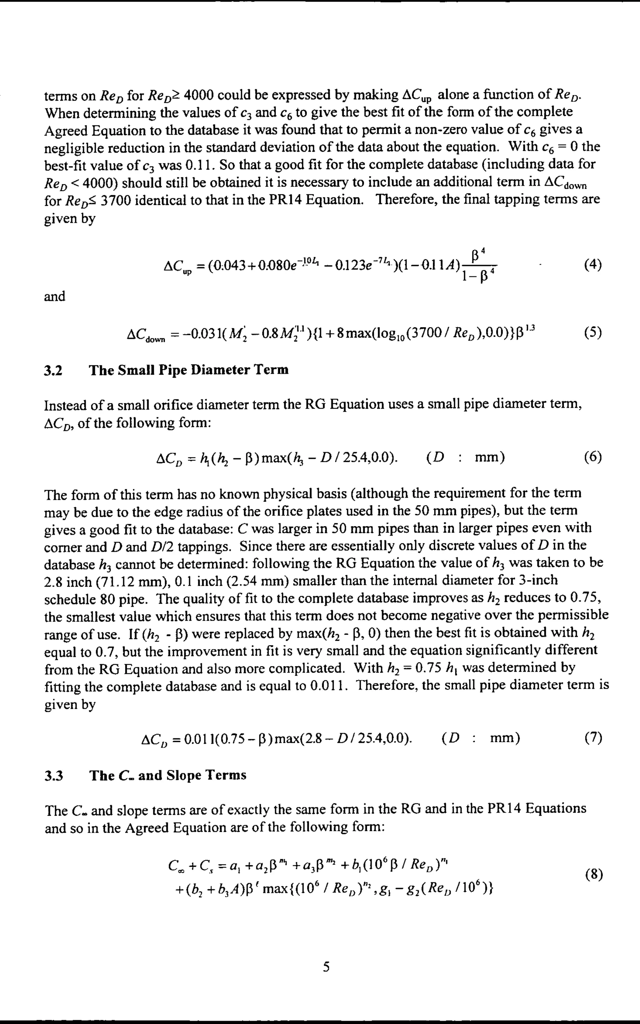 1996-24-The-Orifice-Plate-Discharge-Coefficient-Equation-Reader-Harris ...