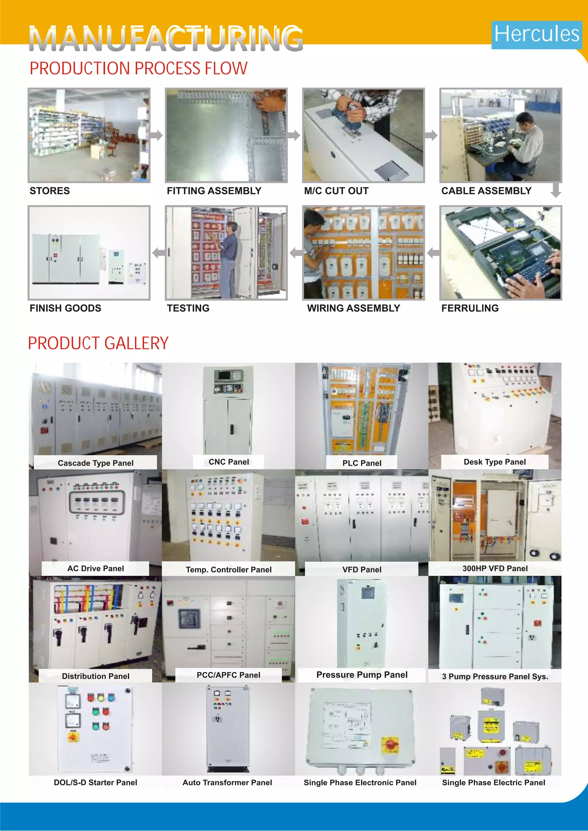 Catalogue Hercules Electromech | PDF
