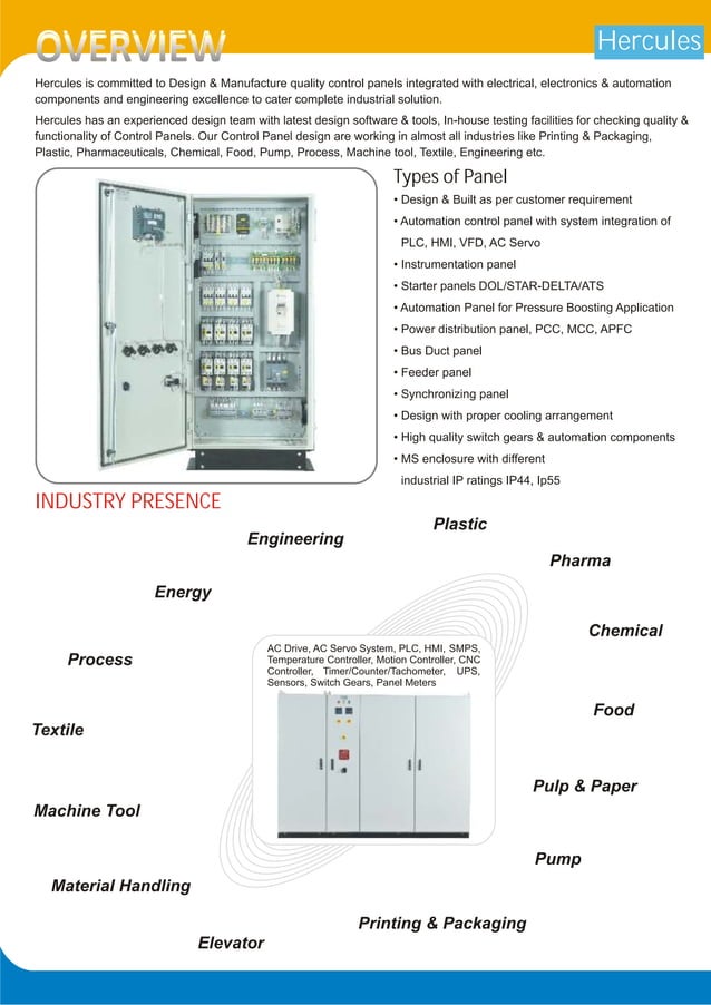 Catalogue Hercules Electromech | PDF