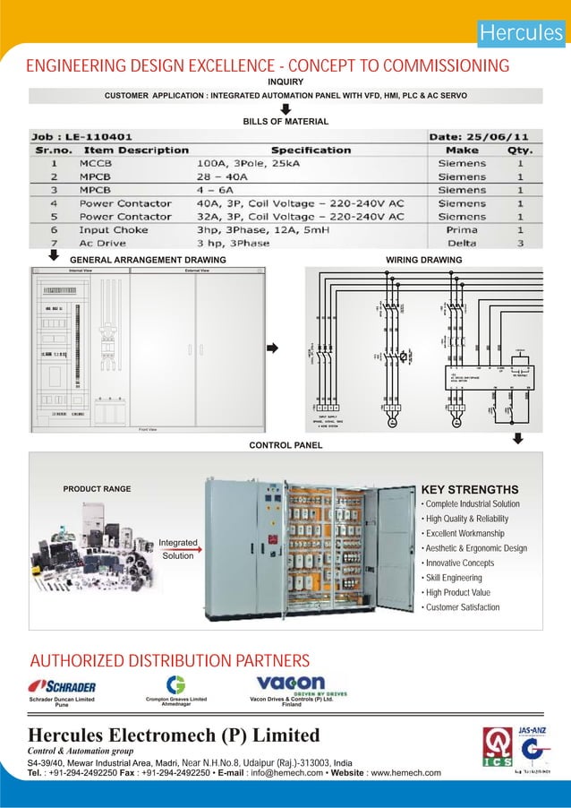 Catalogue Hercules Electromech | PDF
