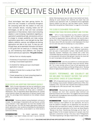 DZone’s 2016 Guide To Building And Deploying Applications In The Cloud | PDF