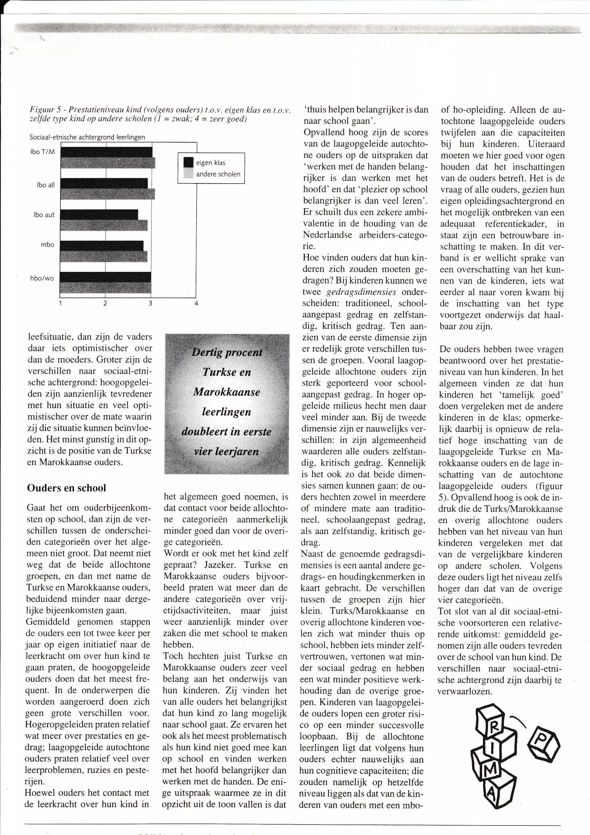 Geert Driessen (1996) Did Allochtone ouders te optimistisch over ...