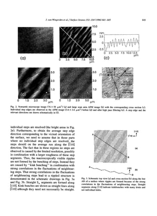 1996 origin of rippled structures formed during growth of si on si(001 ...