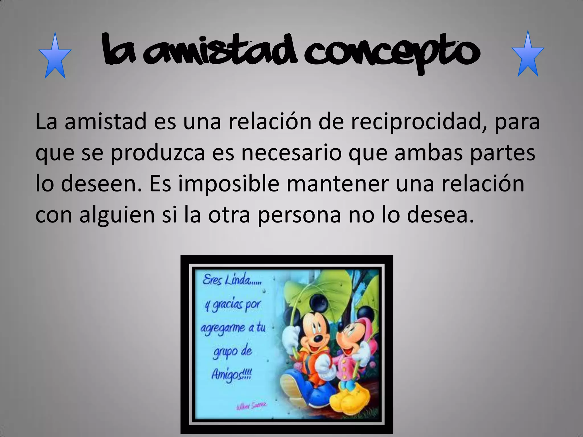 la amistad | PPT