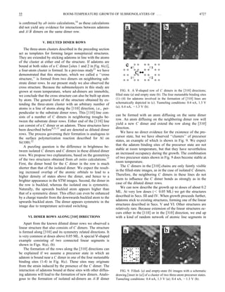 1997 room temperature growth of submonolayers of silicon on si(001 ...