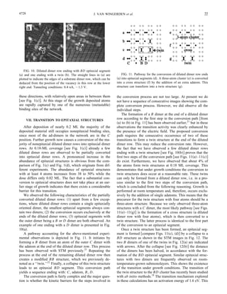 1997 room temperature growth of submonolayers of silicon on si(001 ...
