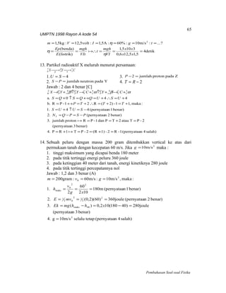 UMPTN Fisika 1998 Rayon A Kode 54 | DOC