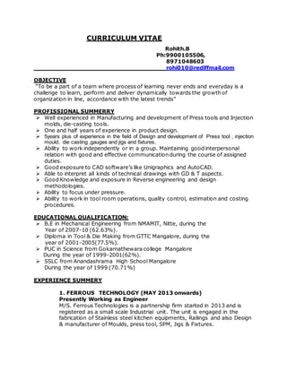rohith_resume | DOCX