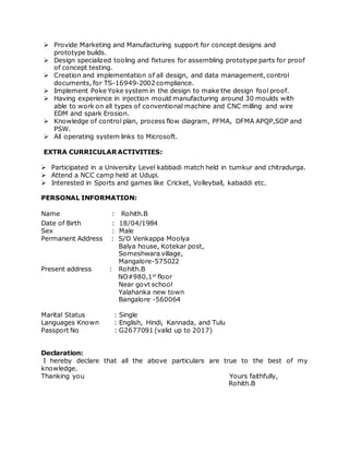 rohith_resume | DOCX