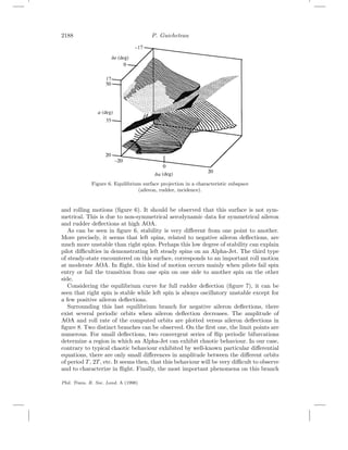Philippe Guicheteau (1998) - Bifurcation theory: a tool for nonlinear flight dynamics | PDF