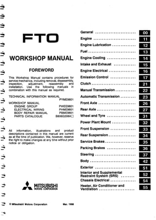 1998 Mitsubishi Fto Service Repair Manual.pdf
