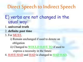 Direct and Indirect Speech | PPT