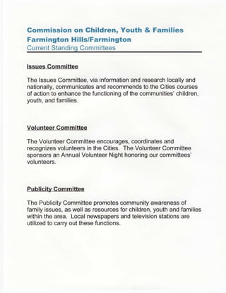 1999 CYF Package | PDF