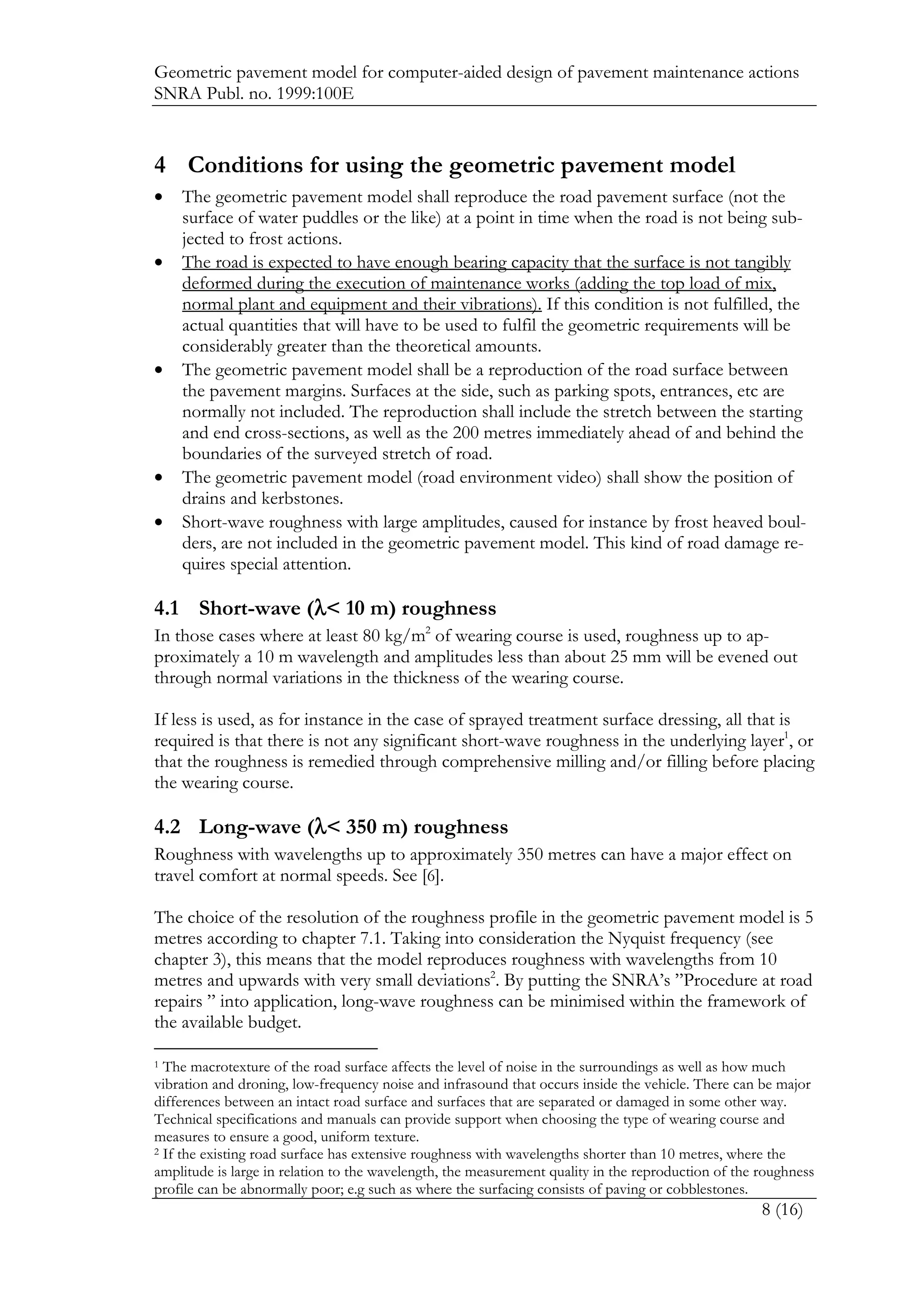 Geometric pavement model for computer-aided design of pavement ...