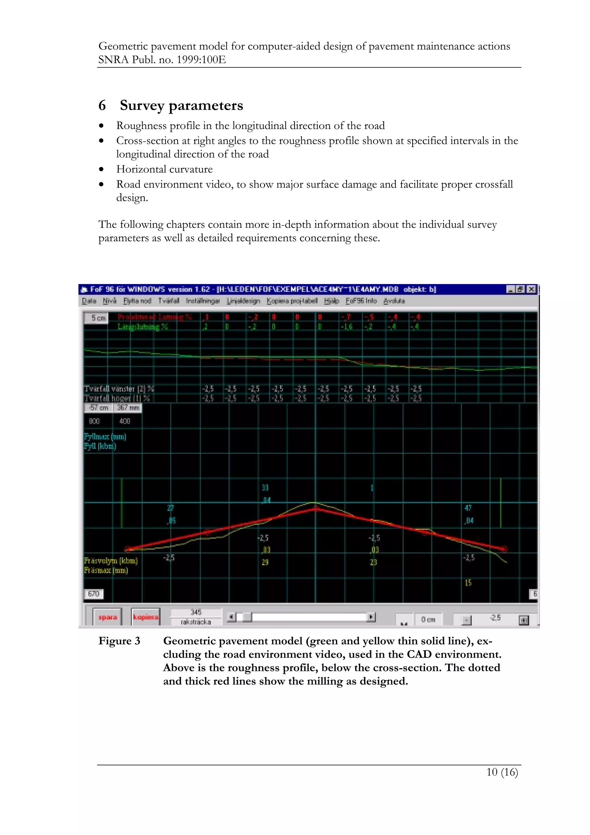 Geometric pavement model for computer-aided design of pavement ...