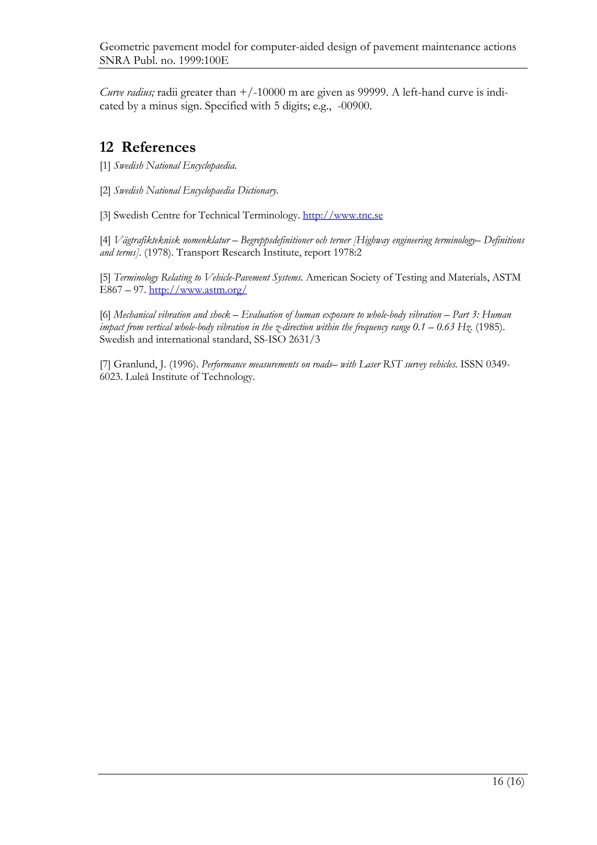Geometric pavement model for computer-aided design of pavement ...