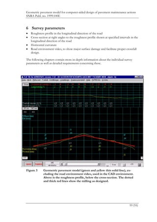 Geometric pavement model for computer-aided design of pavement ...