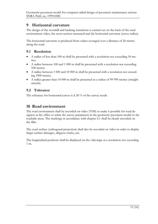 Geometric pavement model for computer-aided design of pavement ...