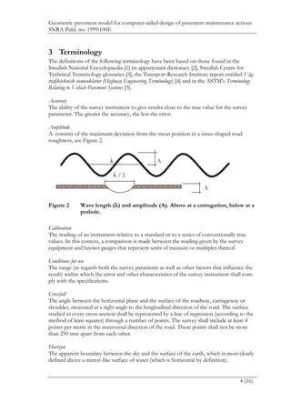 Geometric pavement model for computer-aided design of pavement ...