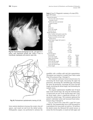 cephalometric soft tissue facial analysis | PDF