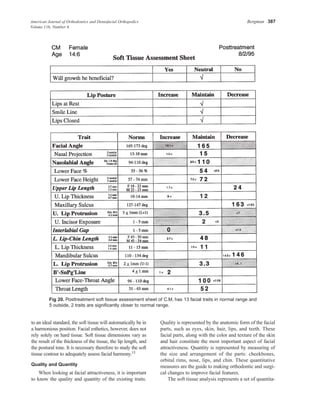 cephalometric soft tissue facial analysis | PDF