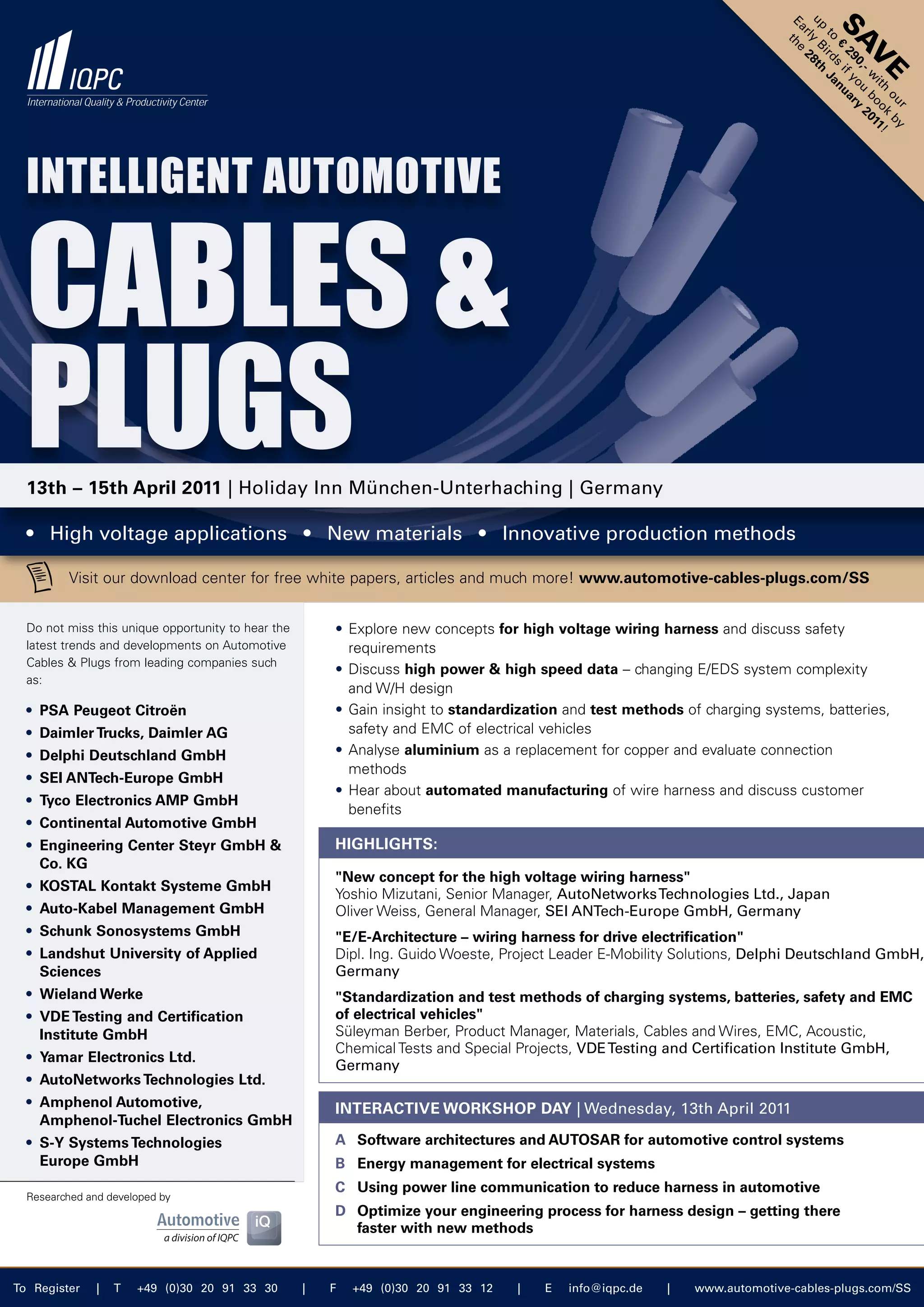 Intelligent Automotive Cables & Plugs | PDF