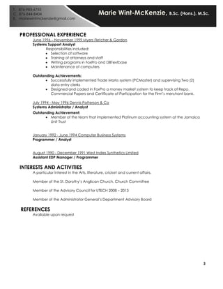MWM Resume | PDF