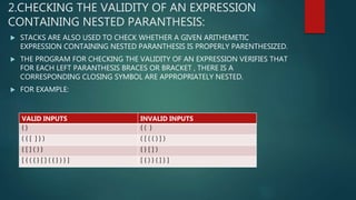 Project on stack Data structure | PPT