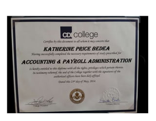 Katherine Bedea Diploma | DOCX