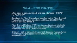 Using buffer mechanisms in FIBRE CHANNEL technology | PPTX