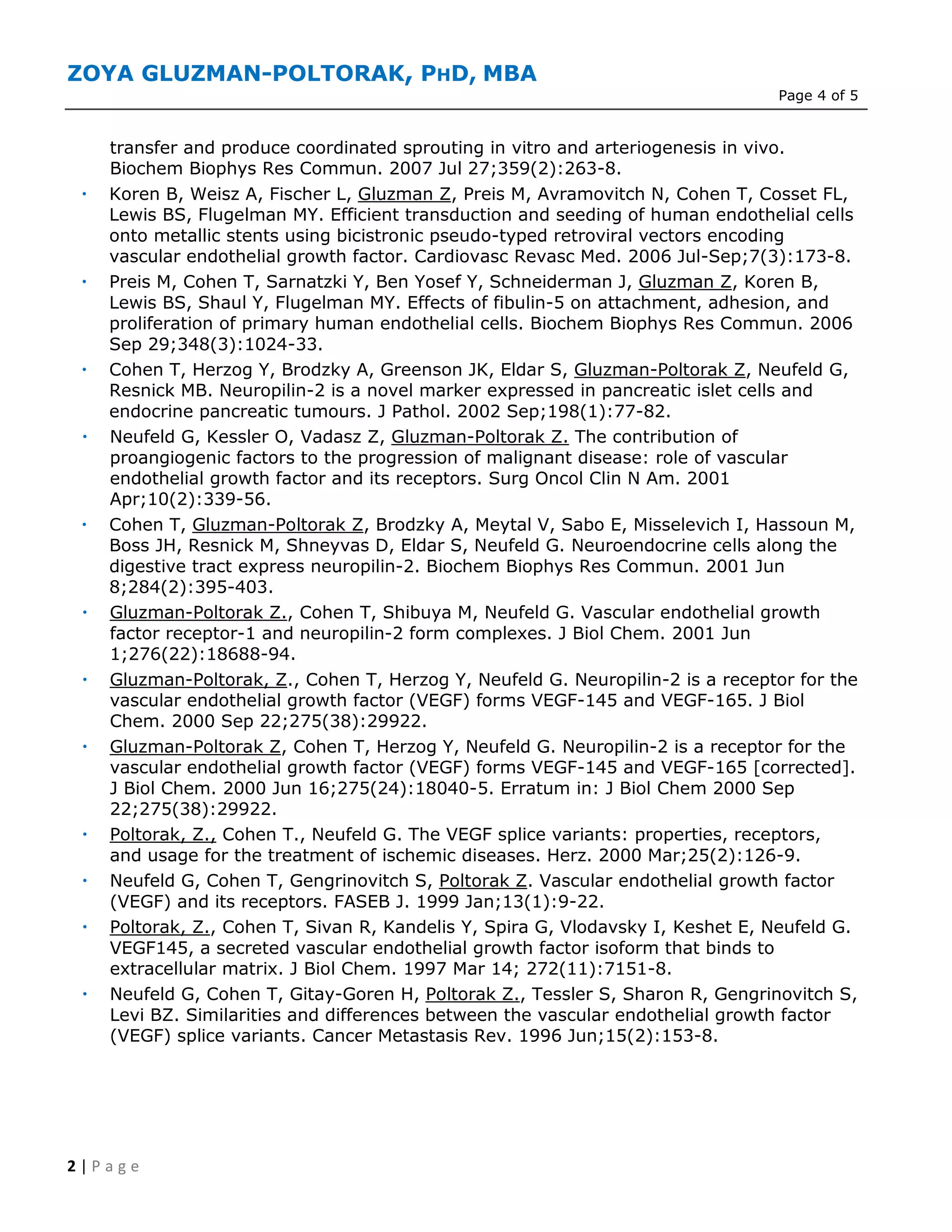 GLUZMAN-POLTORAKZoyaPublications_June 2016 | PDF