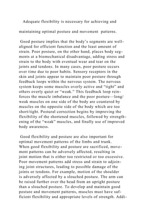 199 Flexibility LEARNING OBJECTIVES After comp.docx