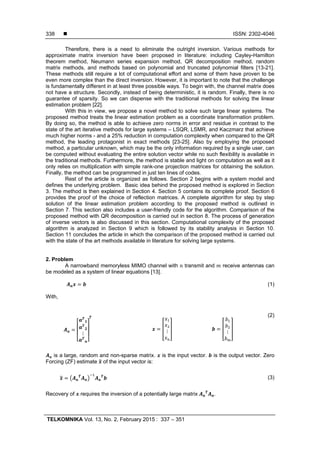 A New Approach to Linear Estimation Problem in Multiuser Massive MIMO Systems | PDF | Physics ...