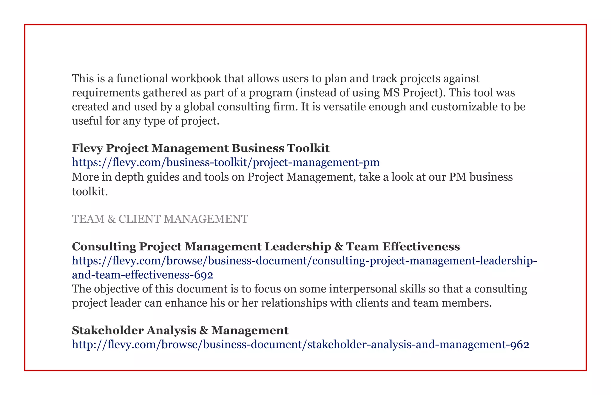 The Ultimate Reference Guide for Consultants | PDF | Management ...