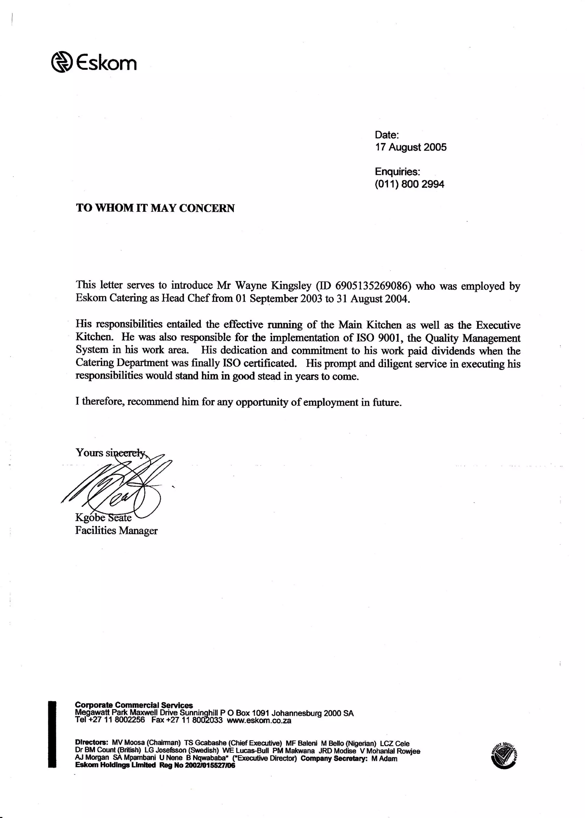 Eskom | PDF