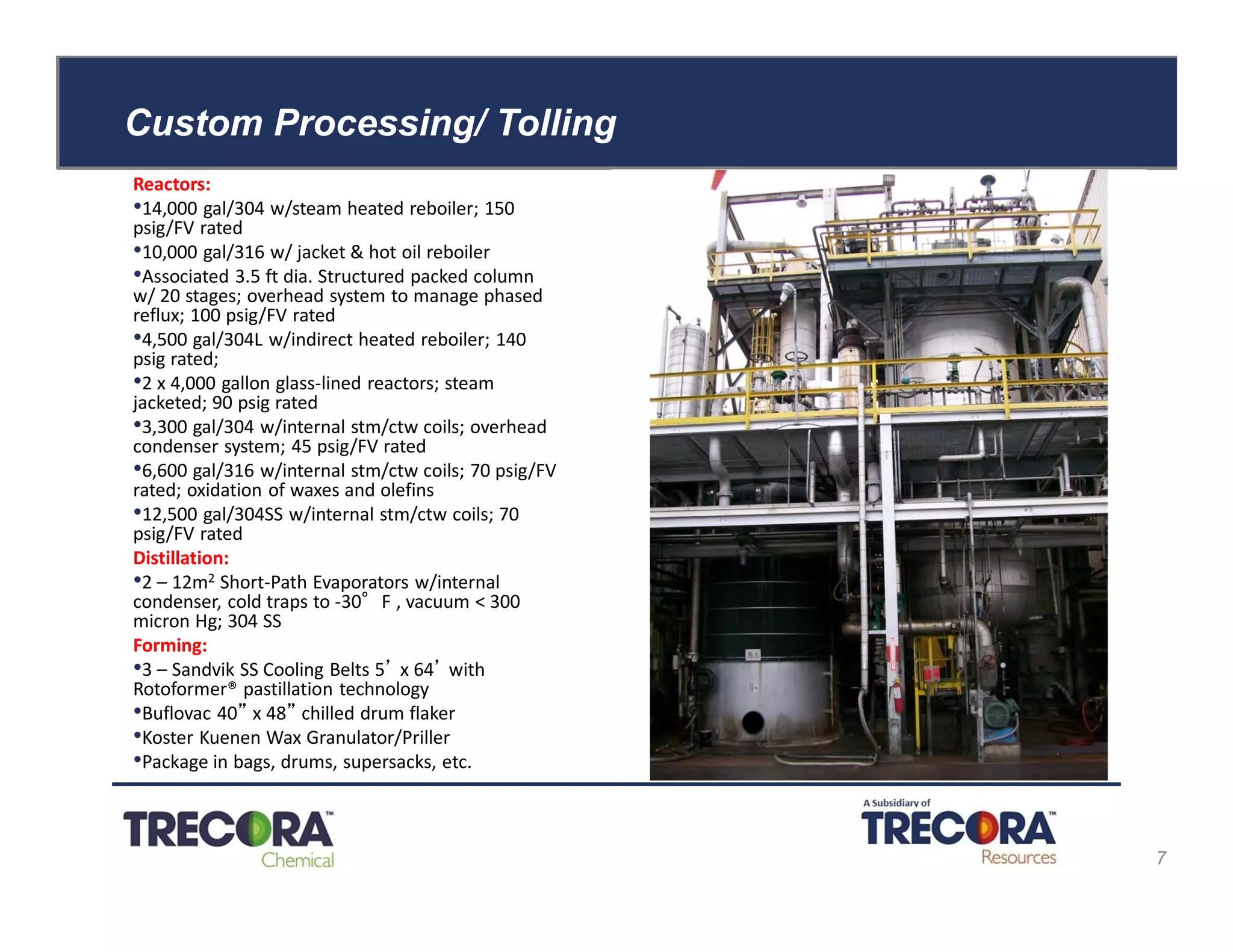 100615Trecora Chemical presentation_1 | PDF