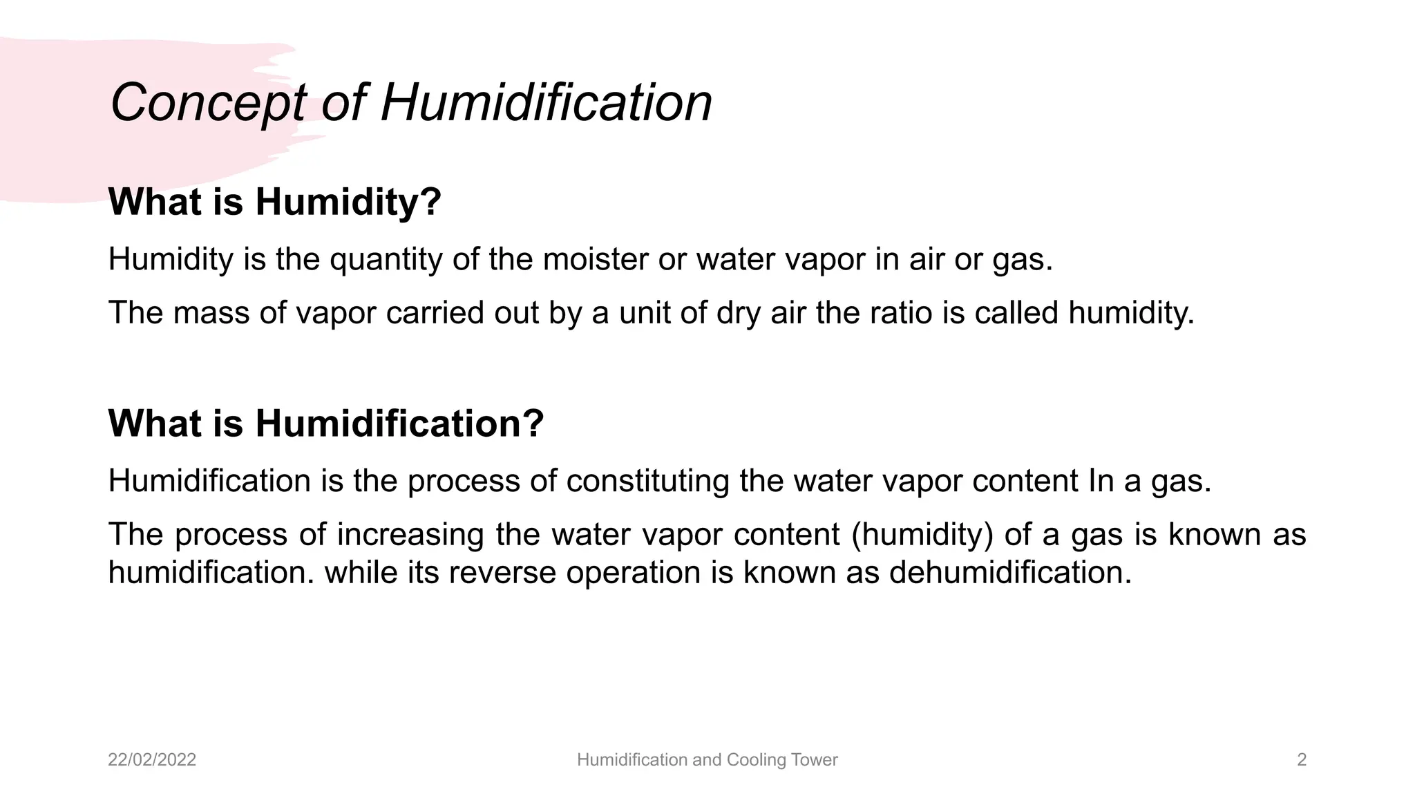 Humidification and Cooling Tower.pptx