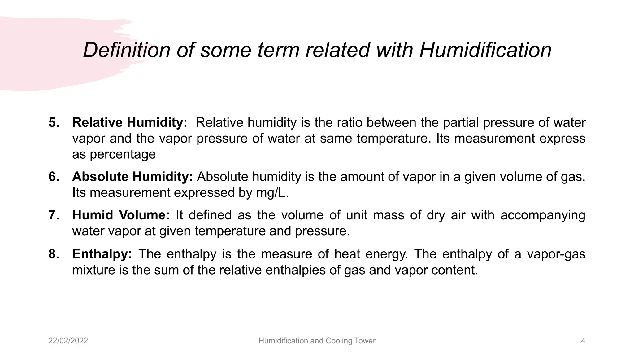 Humidification and Cooling Tower.pptx