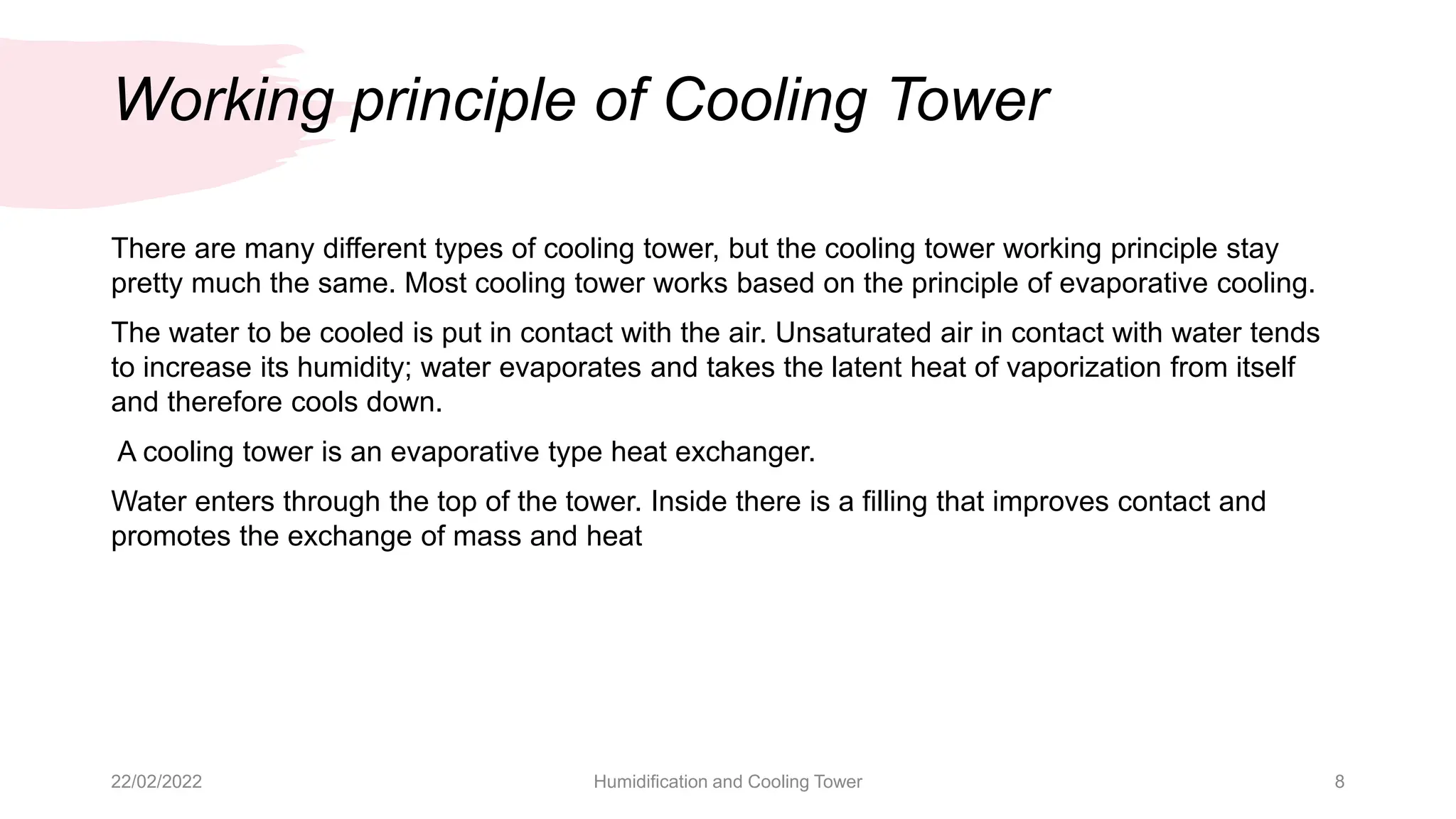 Humidification and Cooling Tower.pptx