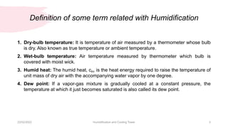 Humidification and Cooling Tower.pptx
