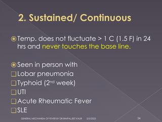 General Mechanism of Fever.pptx for ayurveda students | PPTX