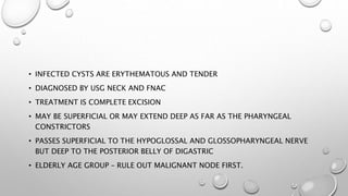 Cystic Disorders of Neck | PPTX