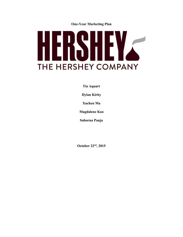 HersheysMarketingPlan | PDF | Business | Business and Finance